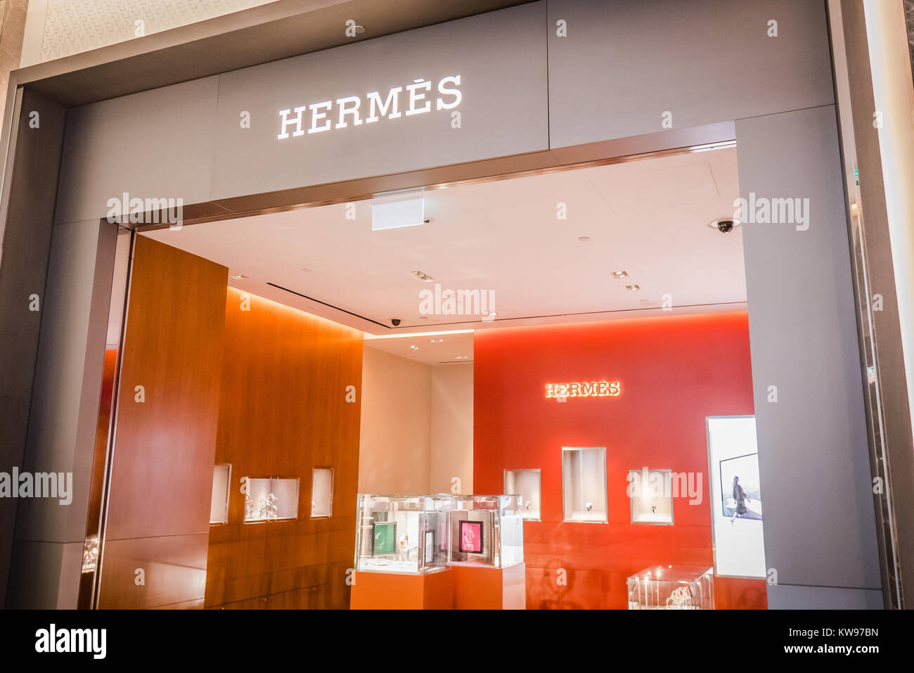 Magasin de luxe hermes Banque de photographies et d’images à haute ...