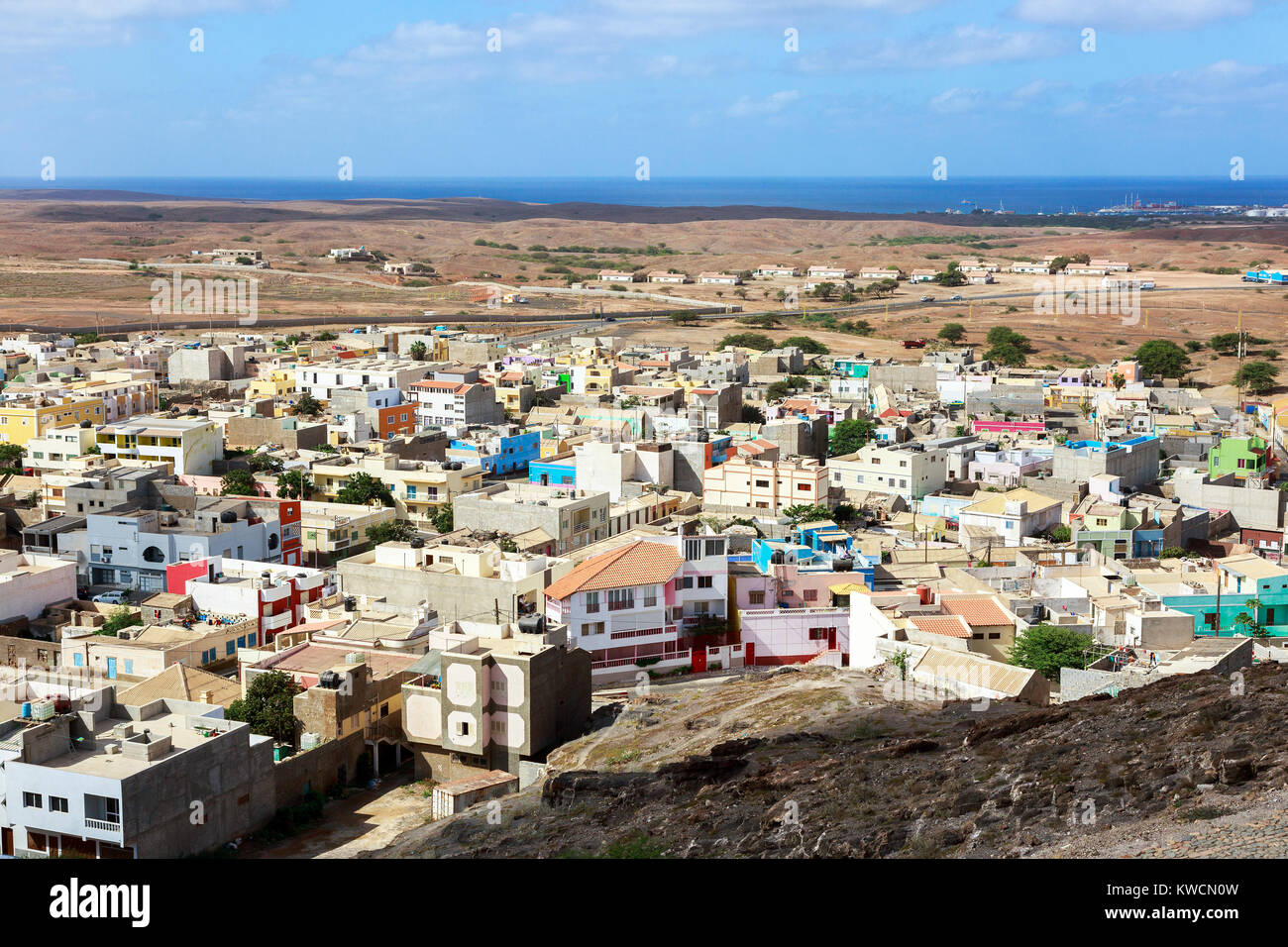 Capital city of island of sal Banque de photographies et d’images à ...