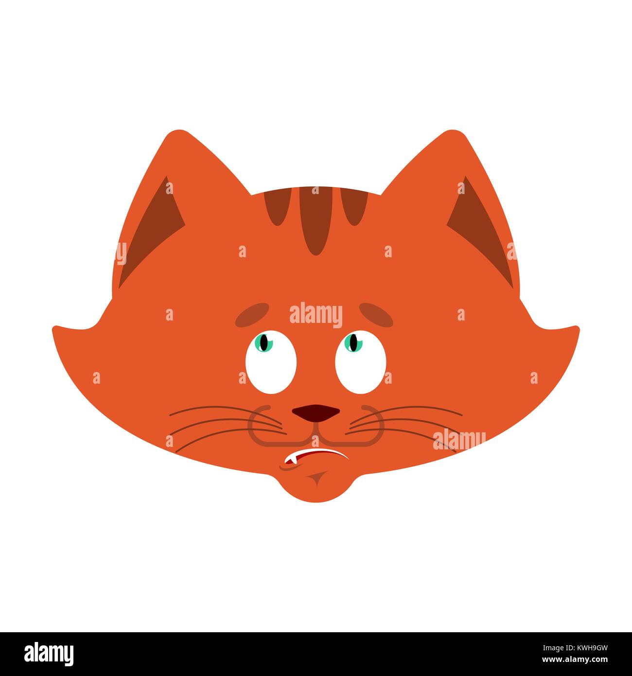 Yeux confus emoticone Banque de photographies et d’images à haute ...