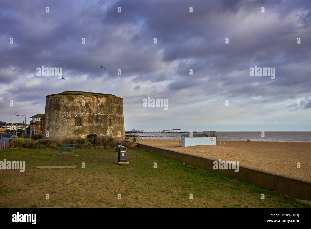 Tour martello et plage Banque de photographies et d’images à haute ...