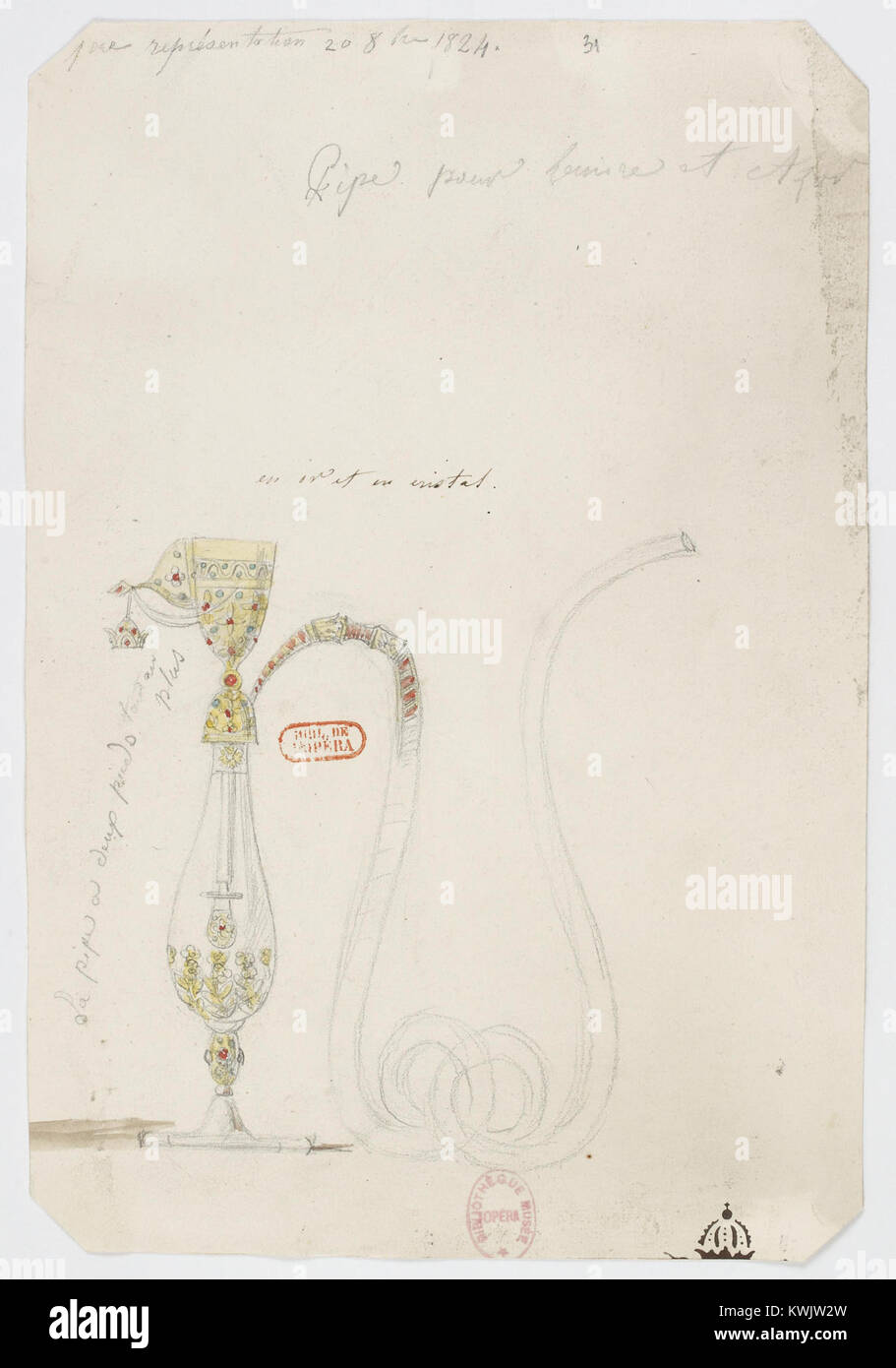 Zémire et Azor - trente-six maquettes de costumes - Alexandre-Evariste ...