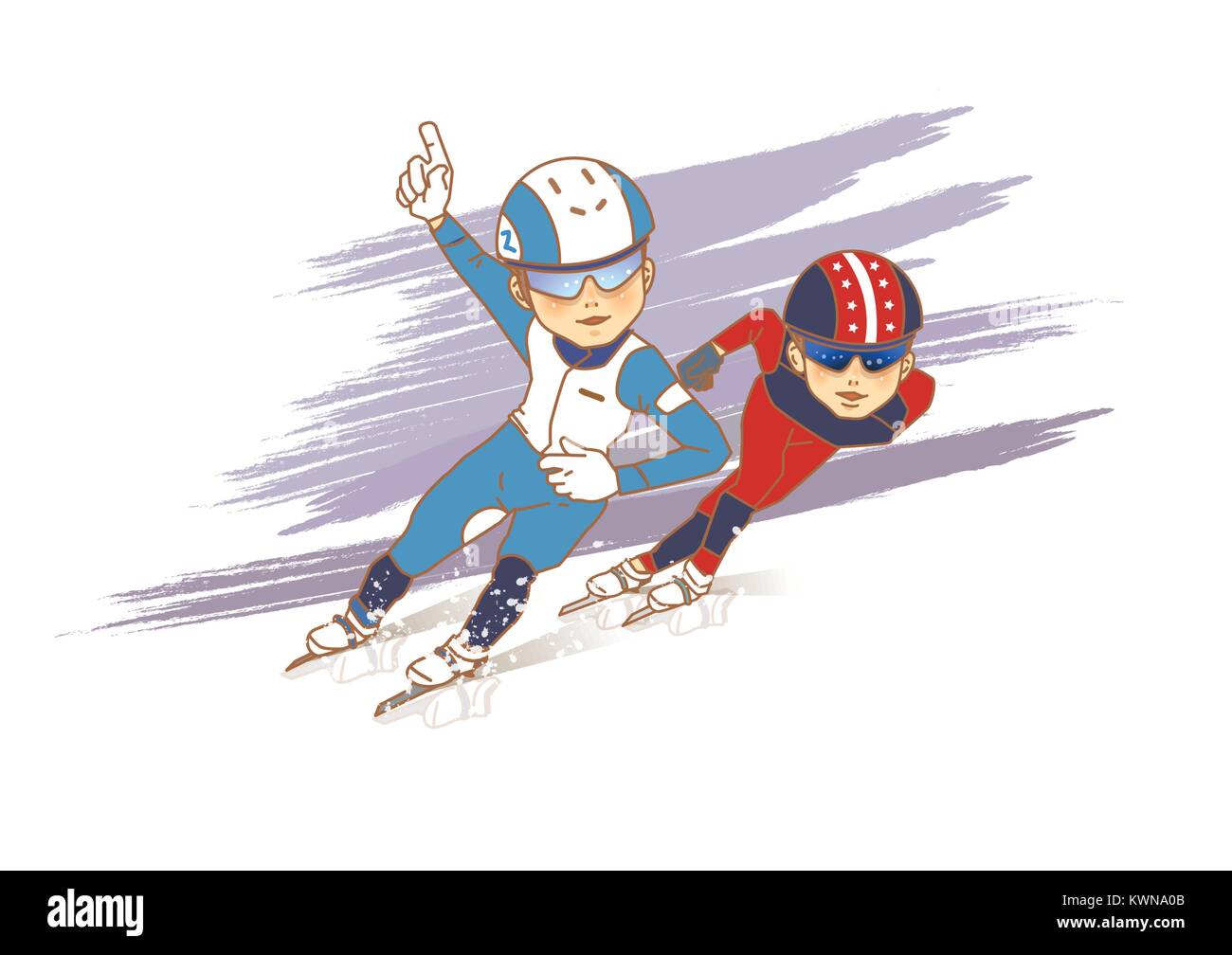 Vector, héros de les Jeux Olympiques, les Jeux Olympiques d'hiver 002 ...