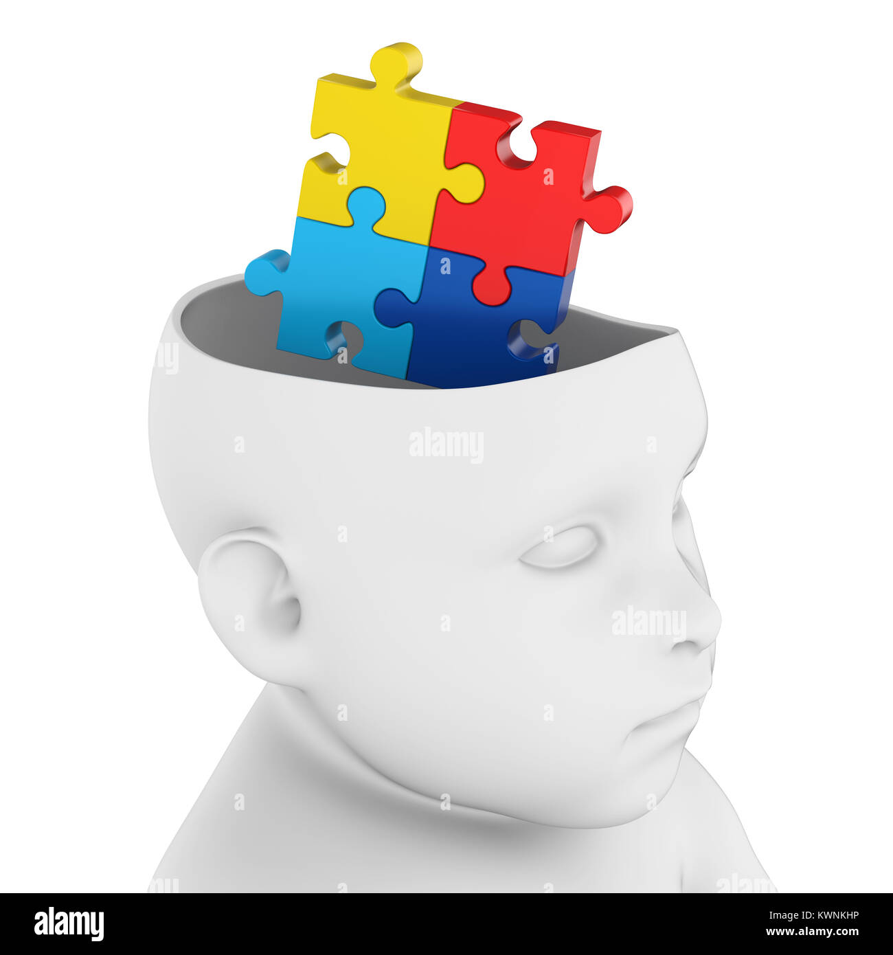 Cerveau de l'autisme Banque de photographies et d’images à haute ...