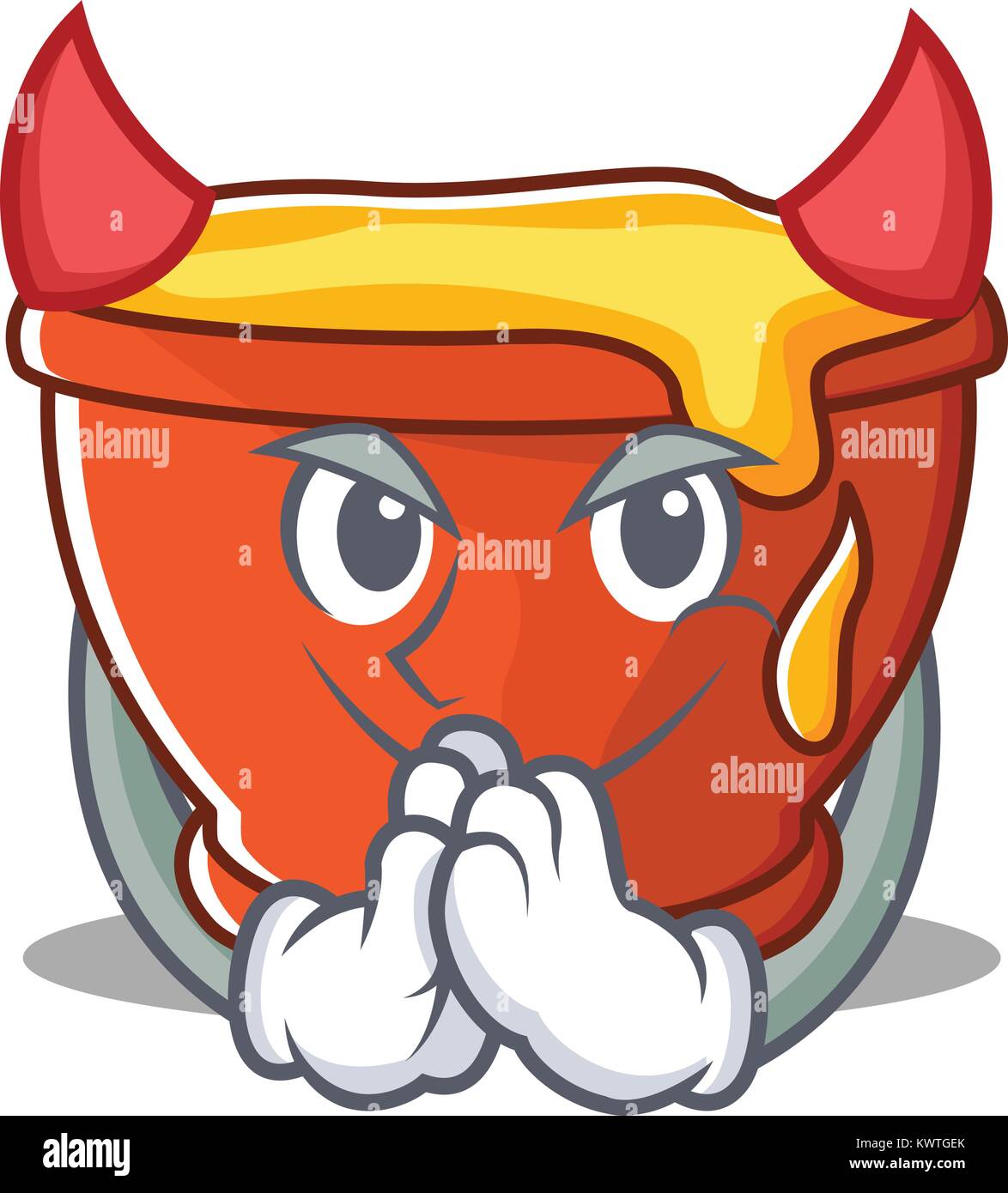 Le miel du diable cartoon style de caractères Image Vectorielle Stock ...