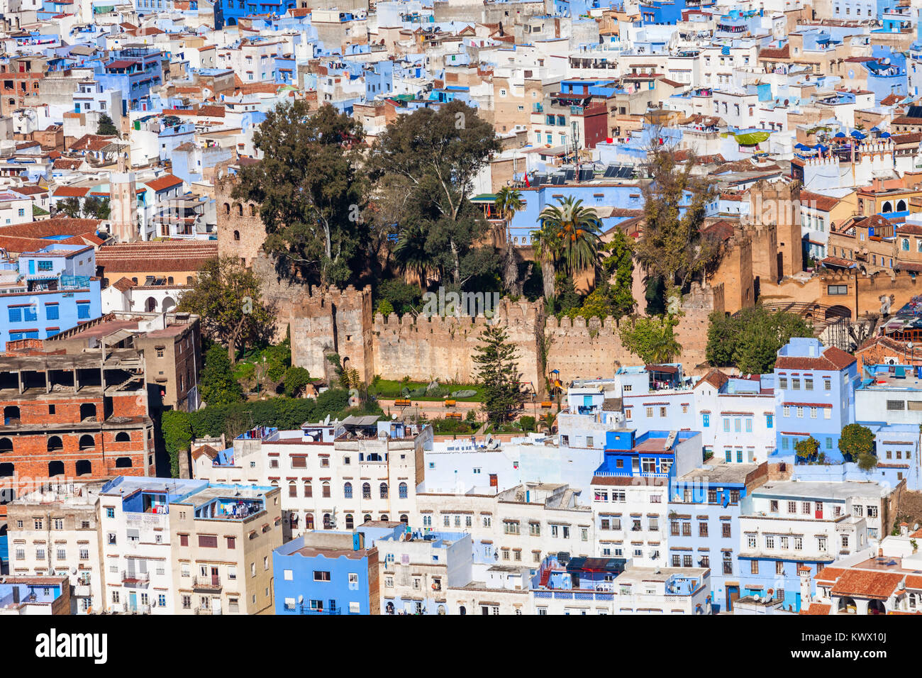 Forteresse Kasbah de Chefchaouen. Chefchaouen est une ville dans le ...