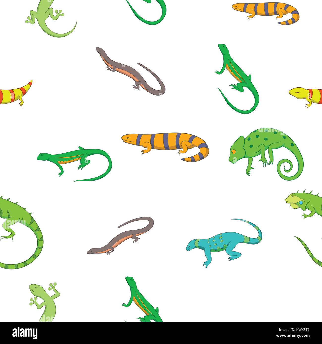 Varan cartoon Banque d'images vectorielles - Alamy