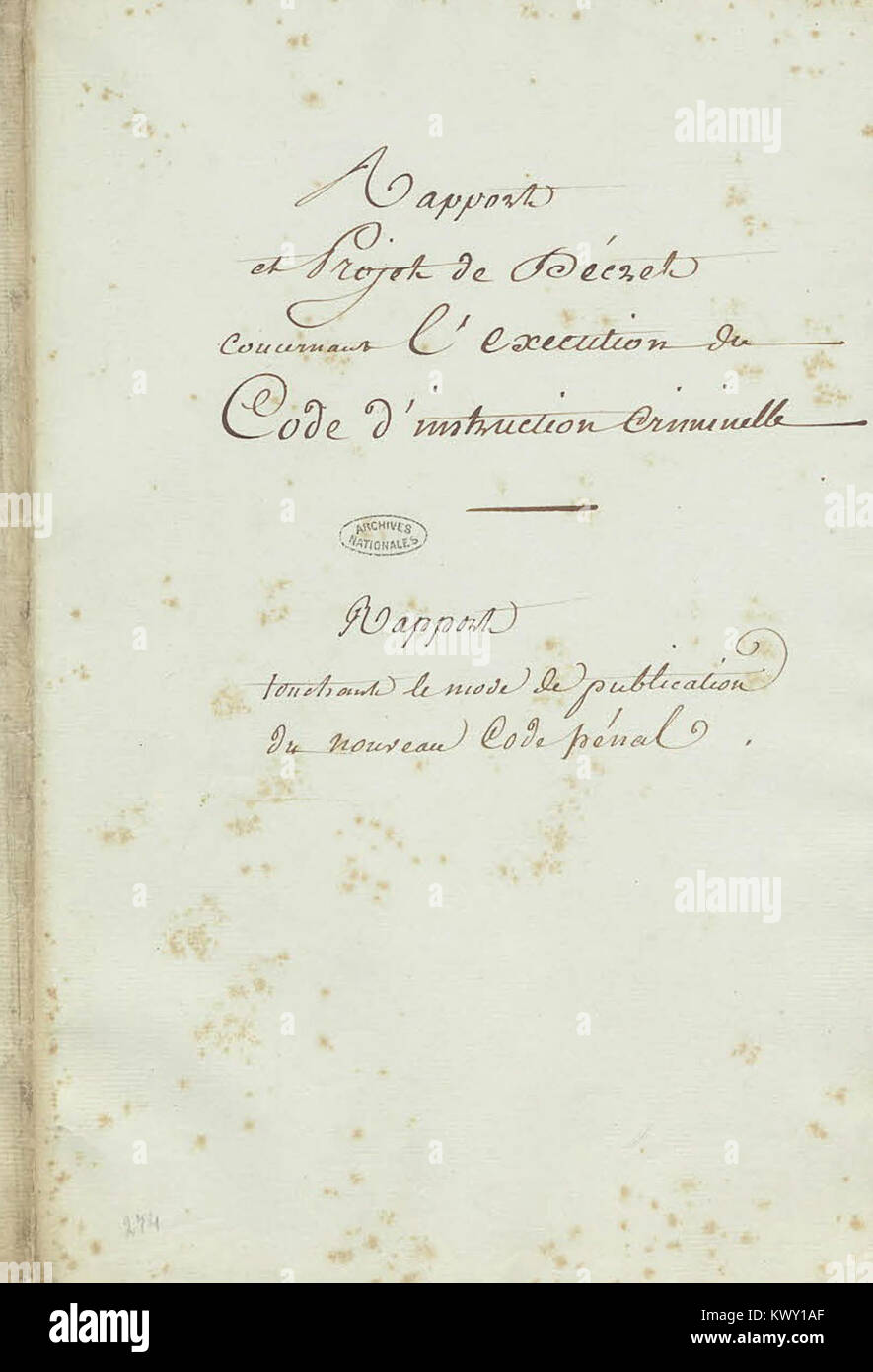 Code napoleon Banque de photographies et d’images à haute résolution ...