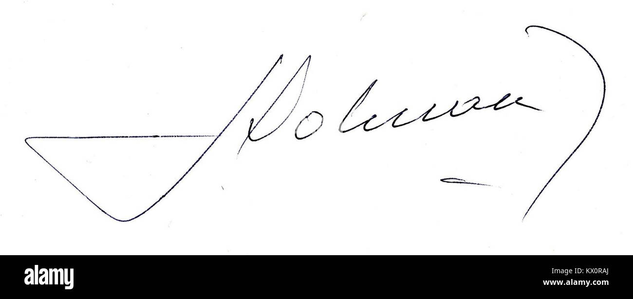 Signature de hector horacio dalmau Banque de photographies et d’images ...