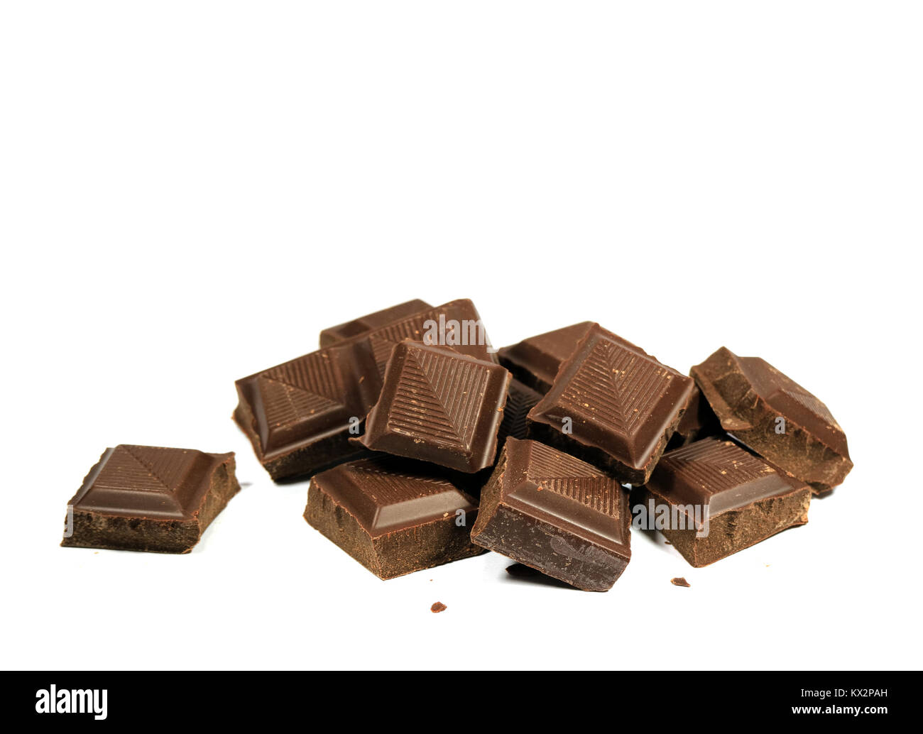 Cube de chocolat Banque de photographies et d’images à haute résolution ...