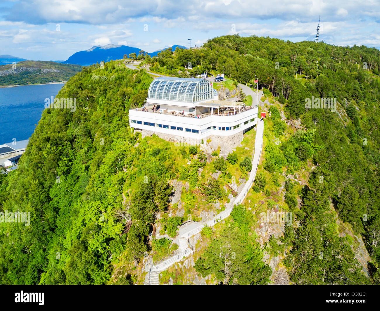 Point de vue du mont aksla alesund Banque de photographies et d’images ...