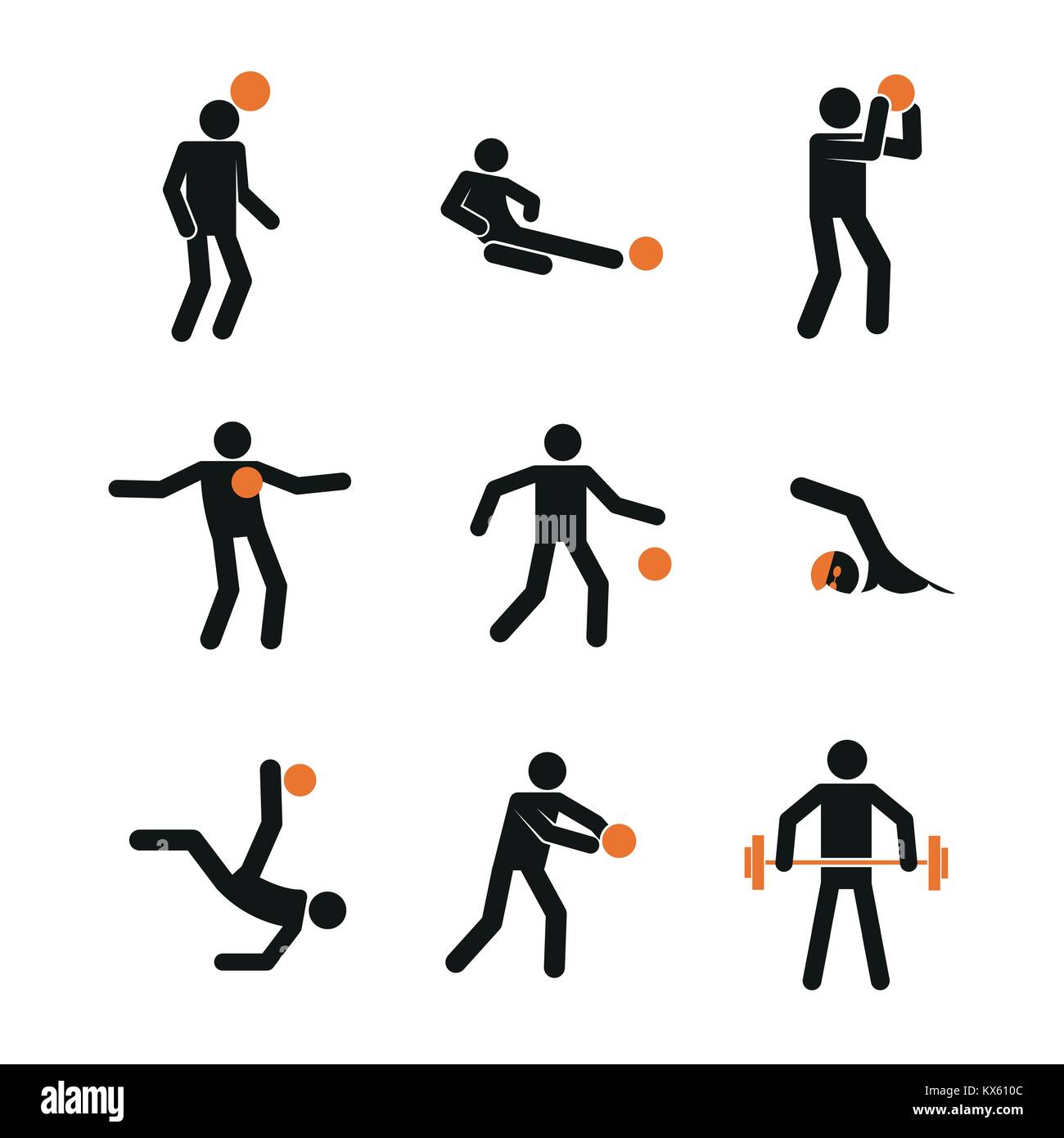 L'activité Sport simple symbole abstrait Vector Illustration Graphic ...