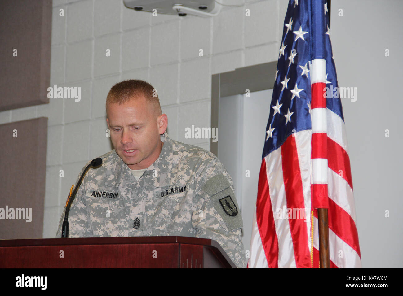 Le lieutenant-colonel Everett retraite du noir cérémonie s'est déroulée ...