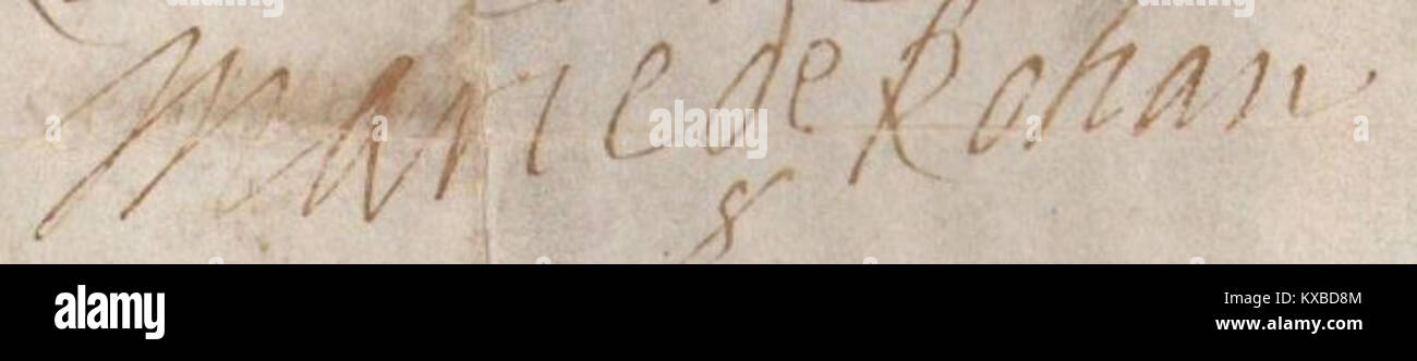 Marie de rohan duchesse de chevreuse Banque de photographies et d ...