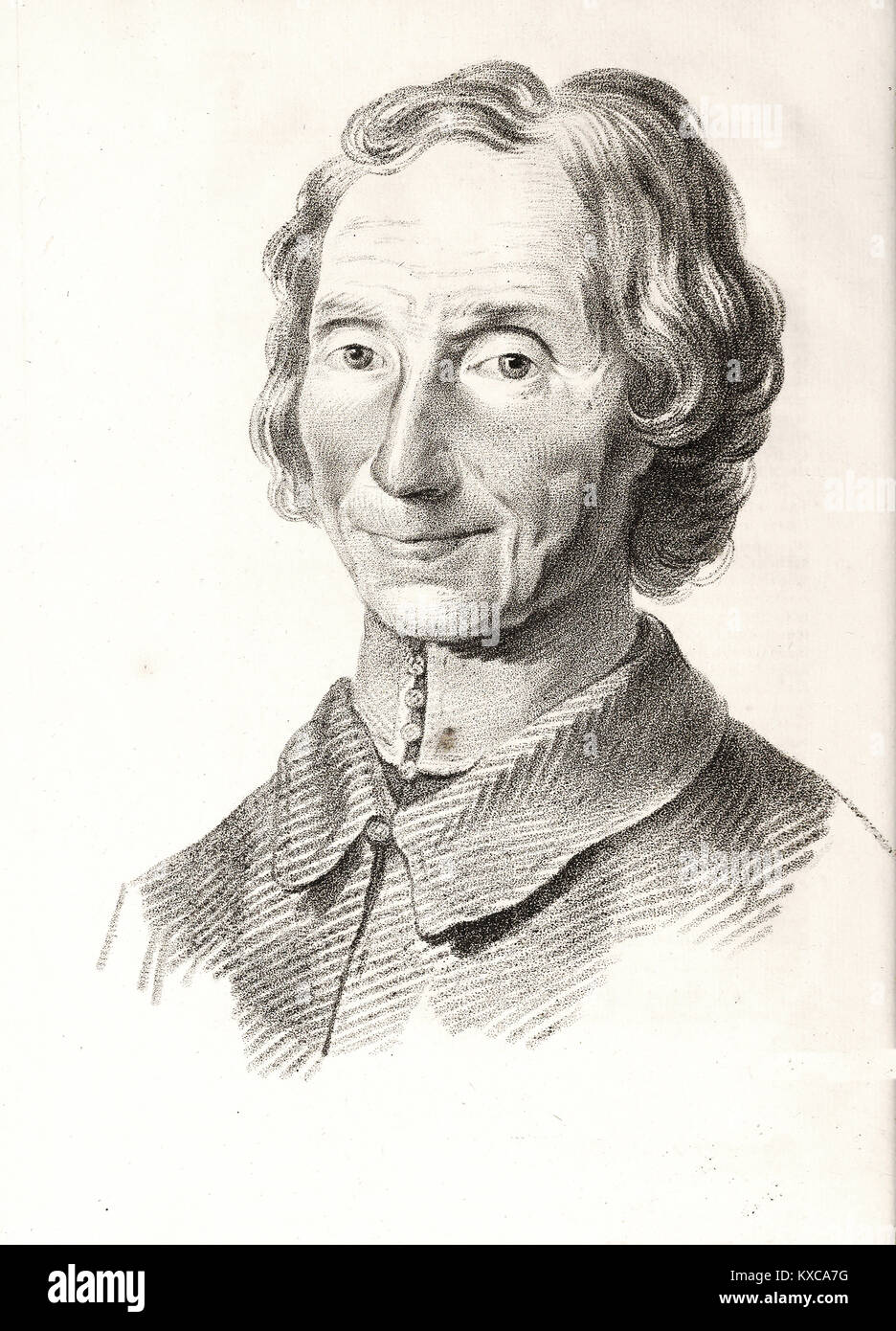 Portrait de Nicolas Malebranche, philosophe - la gravure française ...