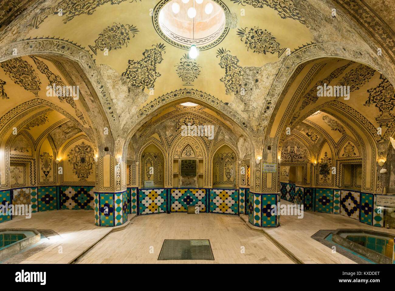 Hammam-e Mir Sultan Ahmad,ou du Sultan Ahmad Mir au hammam, un des ...