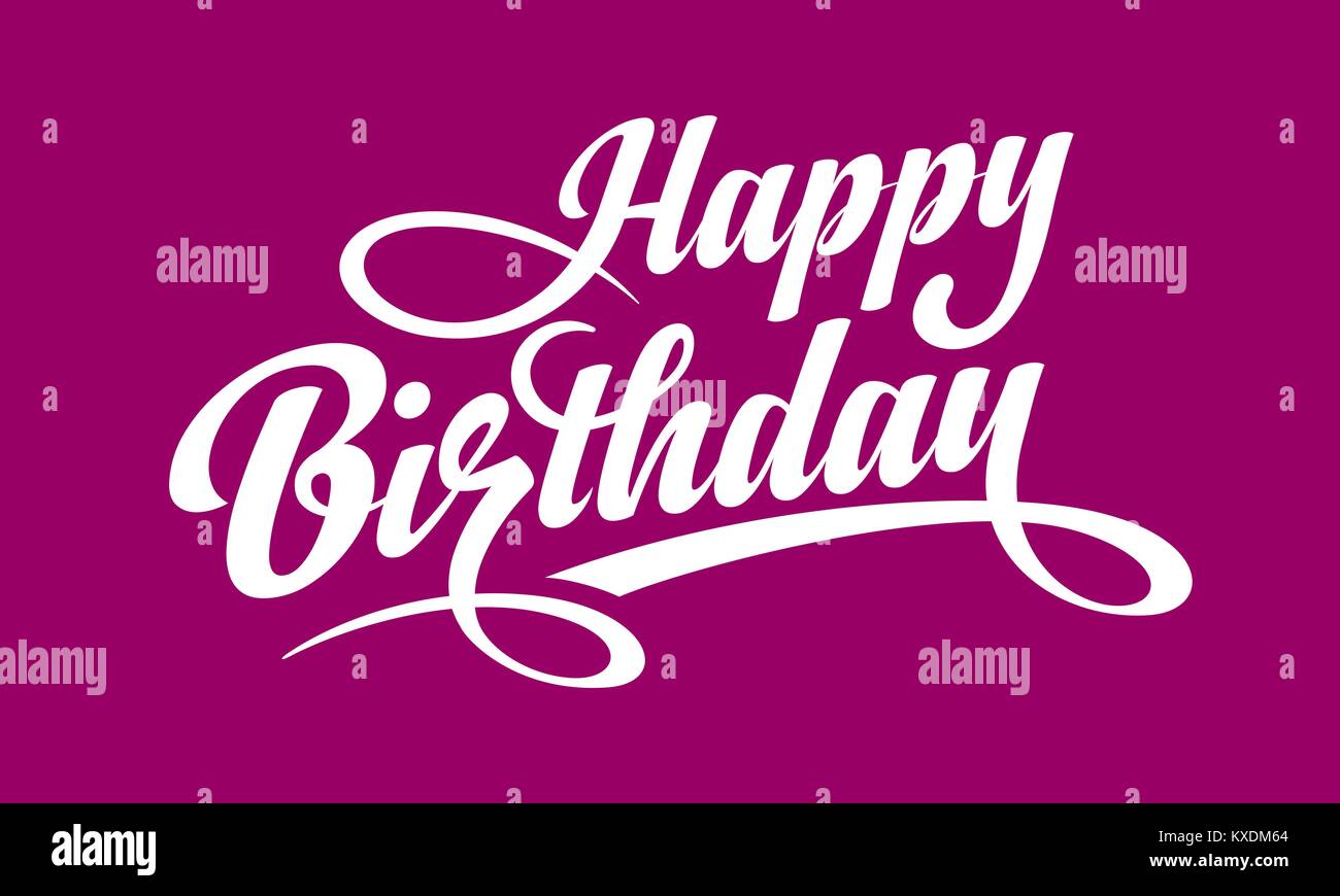 Texte joyeux anniversaire Banque d'images vectorielles - Page 3 - Alamy