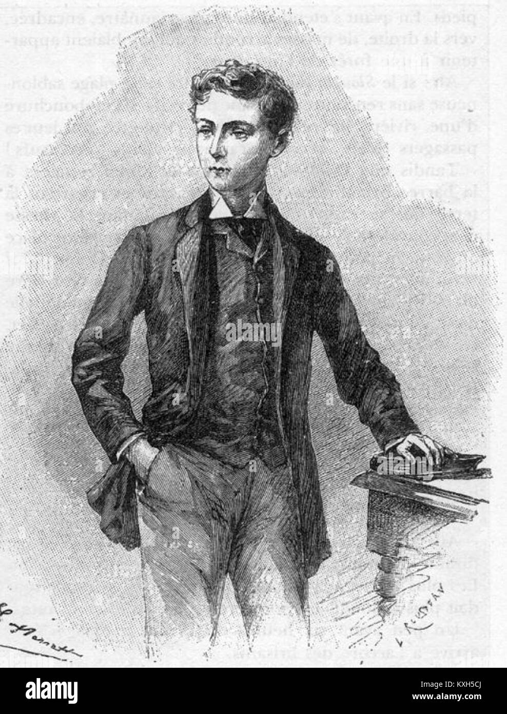 Cette illustration est tirée de 'deux ans' vacances' de Léon Benett ...