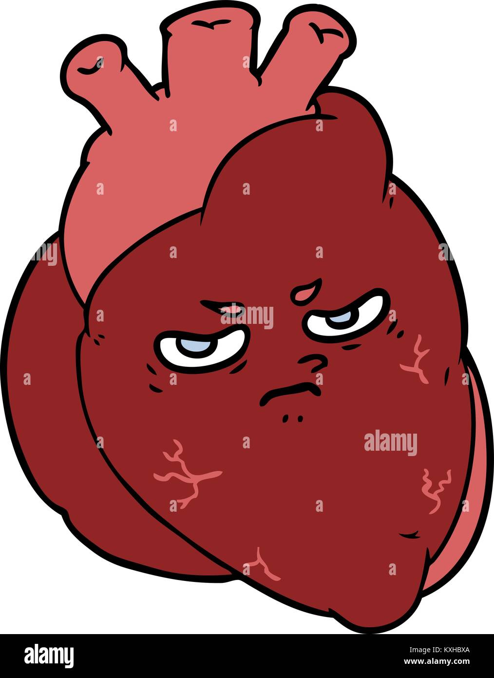 dessin animé coeur Image Vectorielle Stock - Alamy