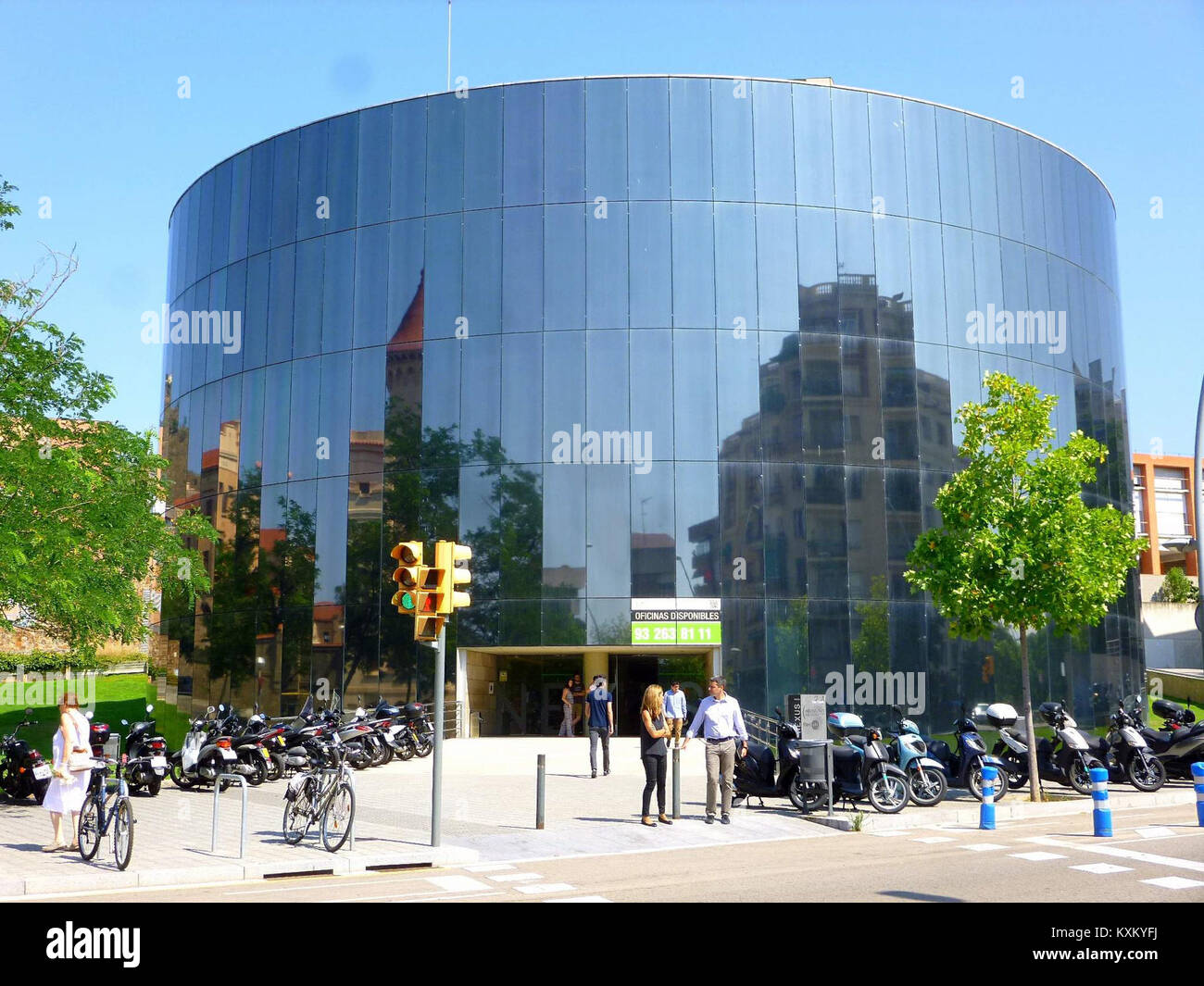 Barcelone - l'Université Polytechnique de Catalogne (UPC) - Campus Nord - Edificio Nexus I (1 ...