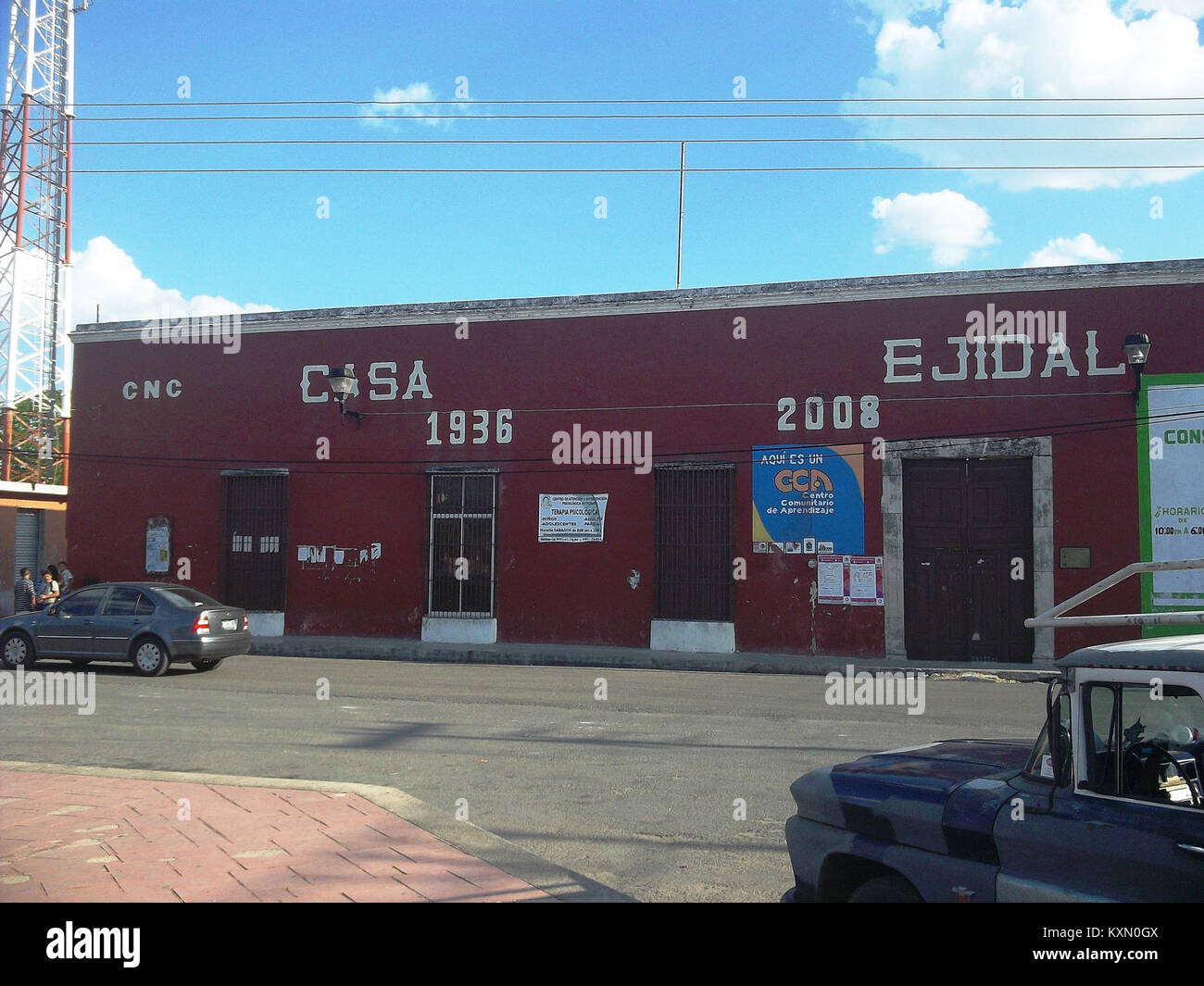 Une photographie de Baca, Yucatán, montrant l'environnement local et ...