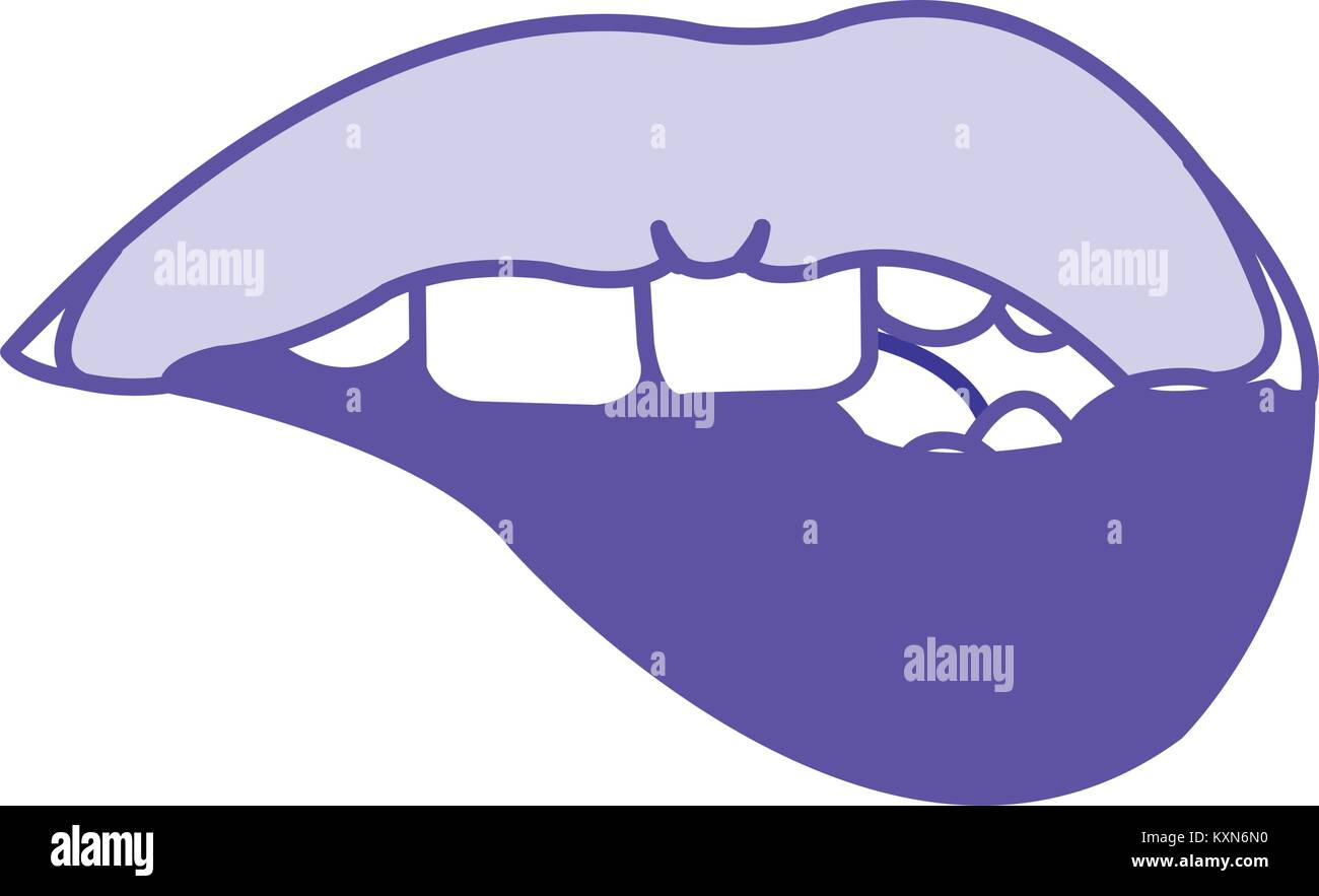 Bouche design dessin animé Image Vectorielle Stock - Alamy