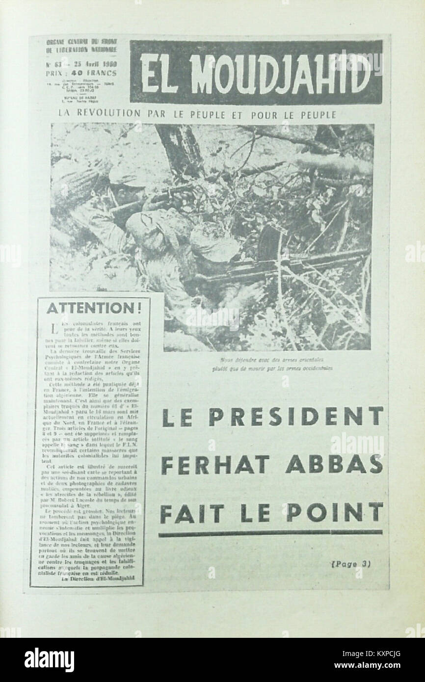 Ferhat abbas Banque de photographies et d’images à haute résolution - Alamy