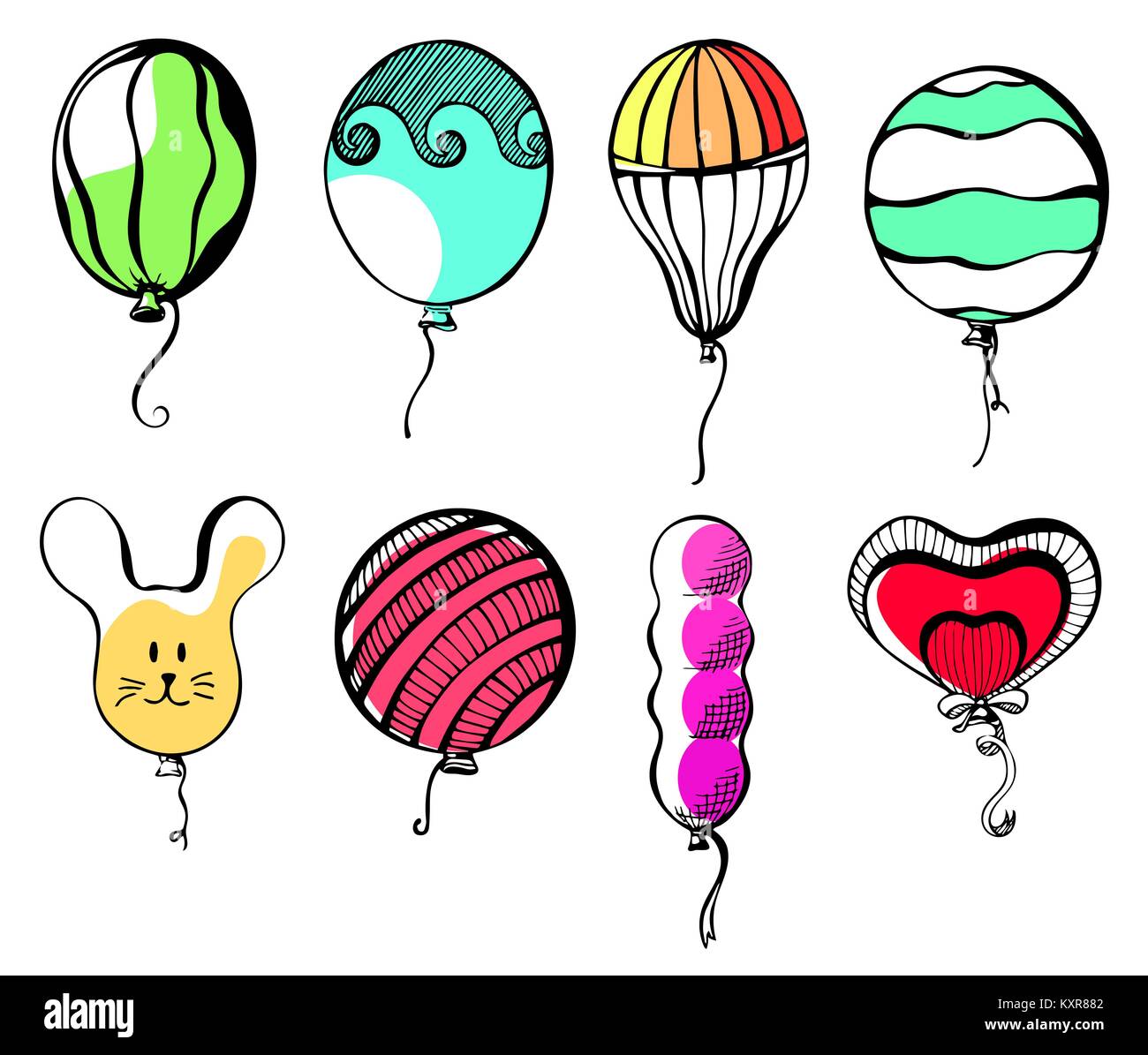Formes De Ballon Banque d'images vectorielles - Alamy