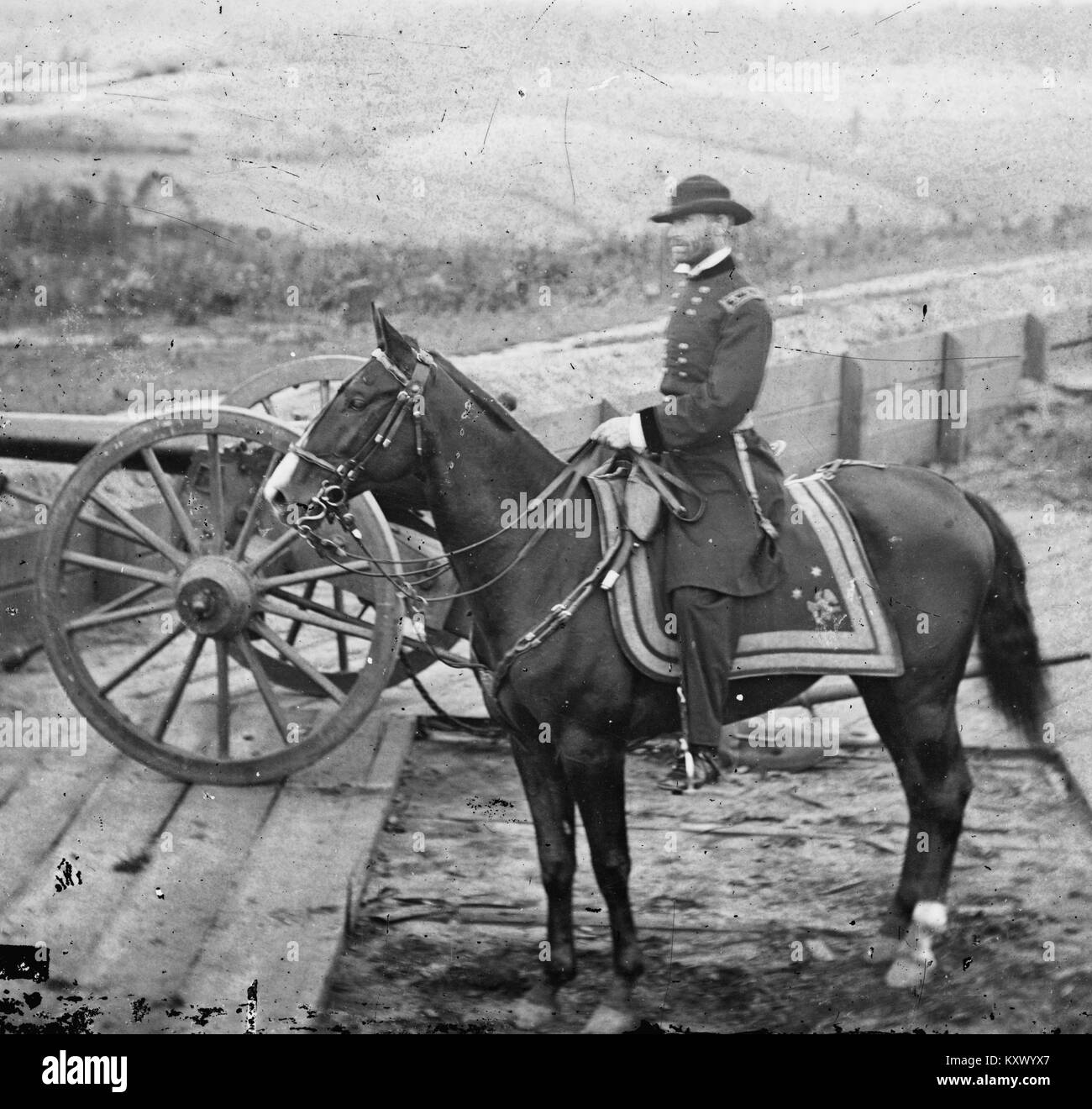 Tecumseh sherman Banque d'images noir et blanc - Alamy