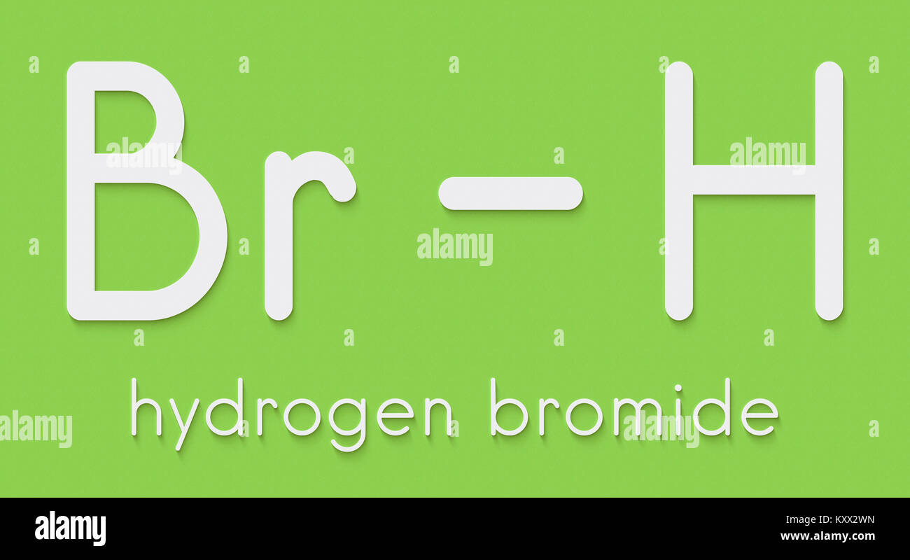 Bromure d'hydrogène acide bromhydrique Banque de photographies et d ...