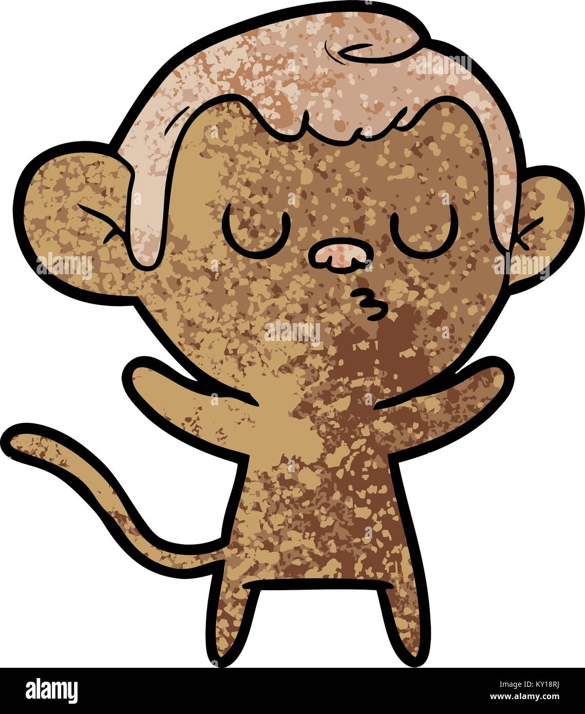 singe de dessin animé Image Vectorielle Stock - Alamy