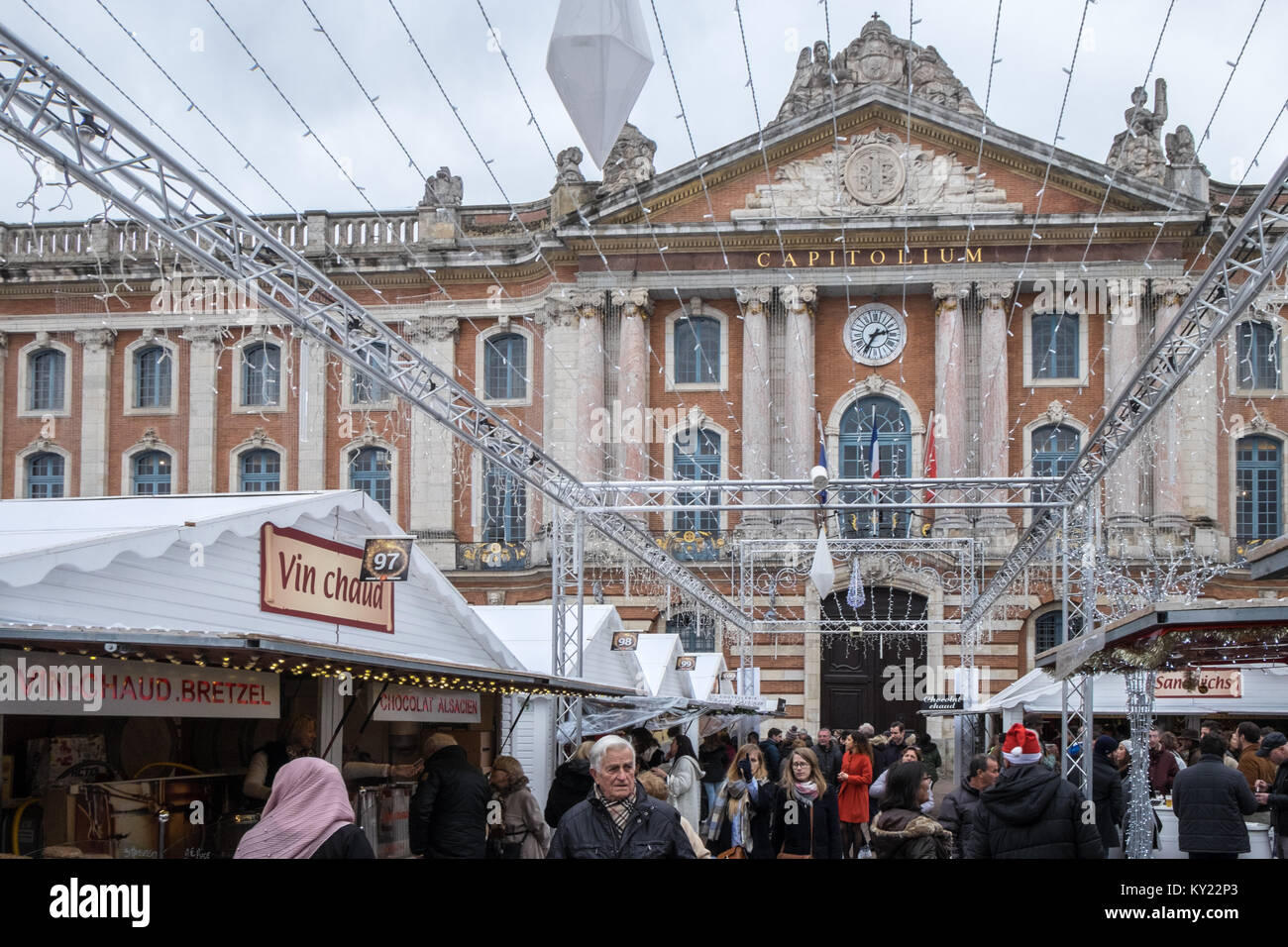 ,Traditionnelle,marche,Place du Capitole,Toulouse,French,ministère, de ...