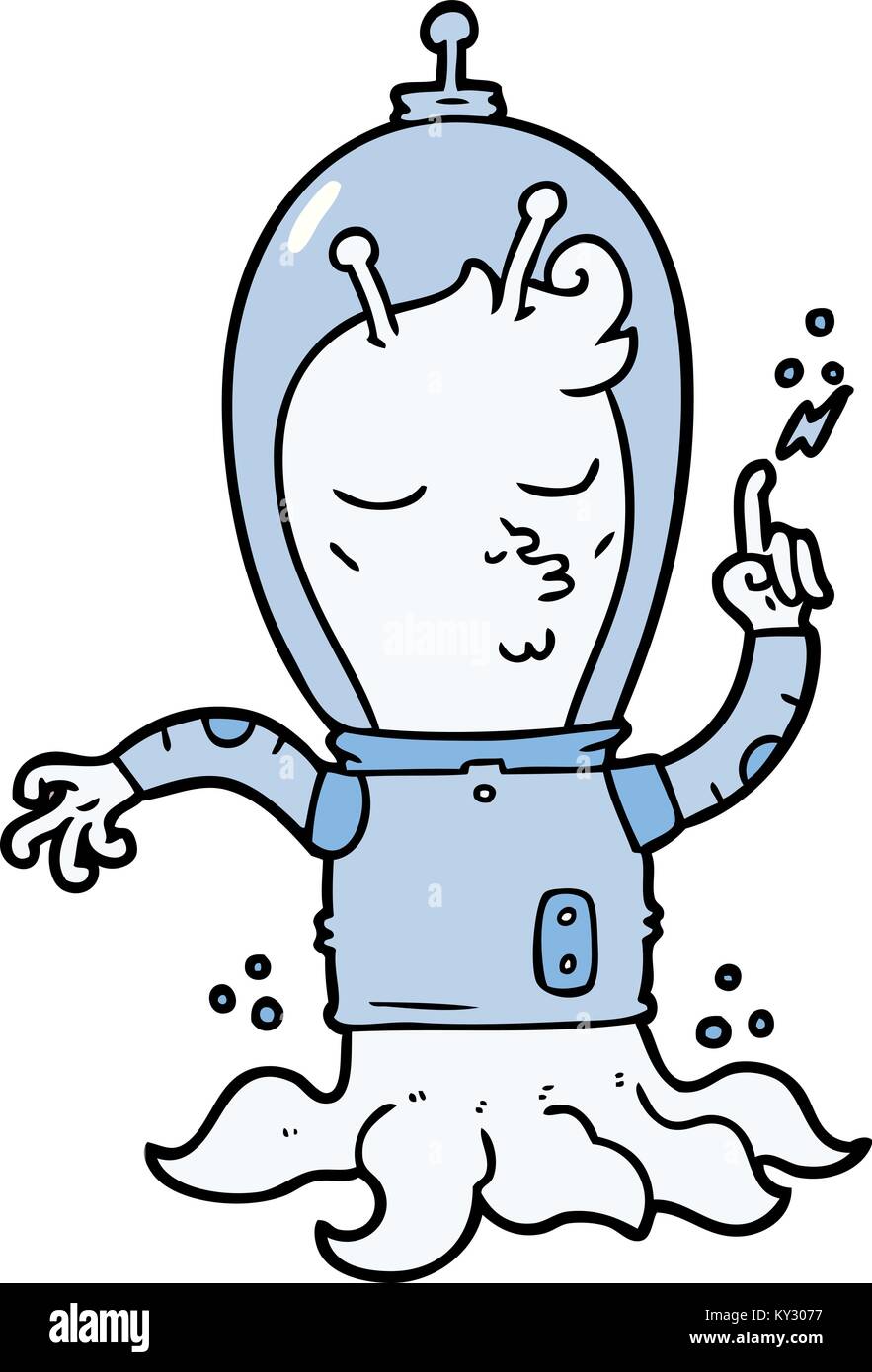 alien de dessin animé Image Vectorielle Stock - Alamy