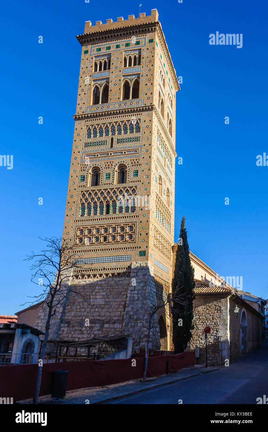 La tour de style mudéjar de Teruel en Aragon, Espagne Comté Photo Stock ...