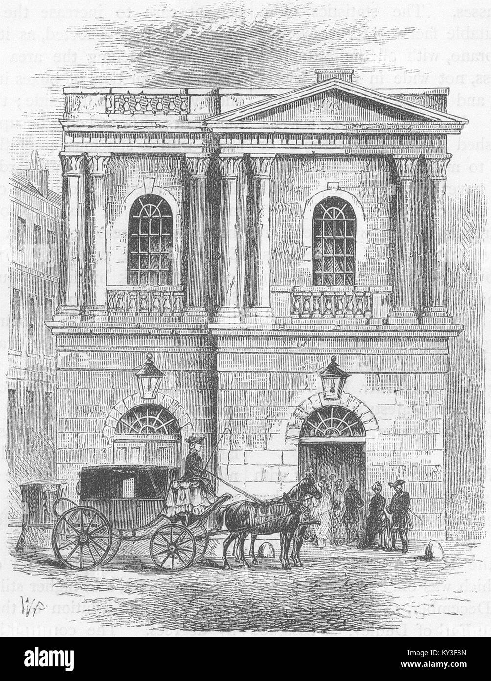 Entrée de l'opéra à l'ancien opéra, 1800, c1880. 'Ancienne et Nouvelle ...