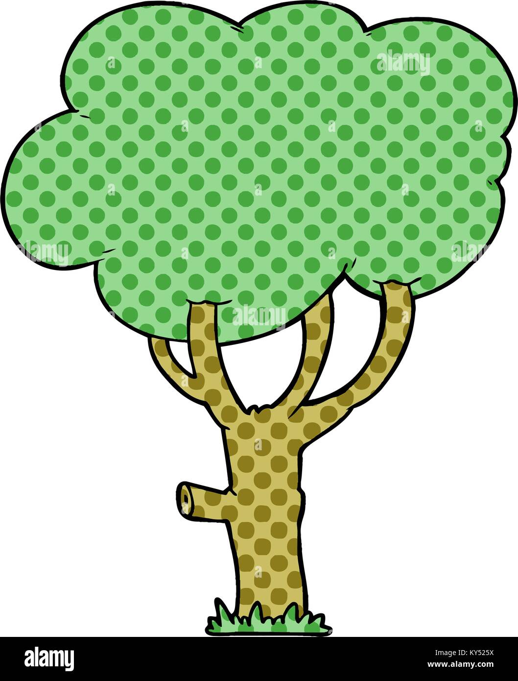 arbre de dessin animé Image Vectorielle Stock - Alamy