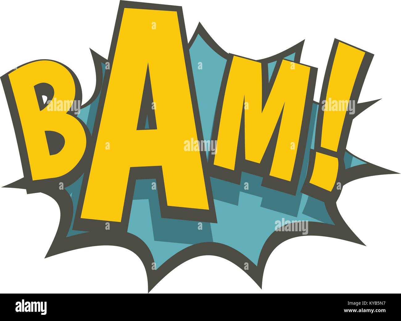 Bam bande dessinée Banque d'images vectorielles - Alamy