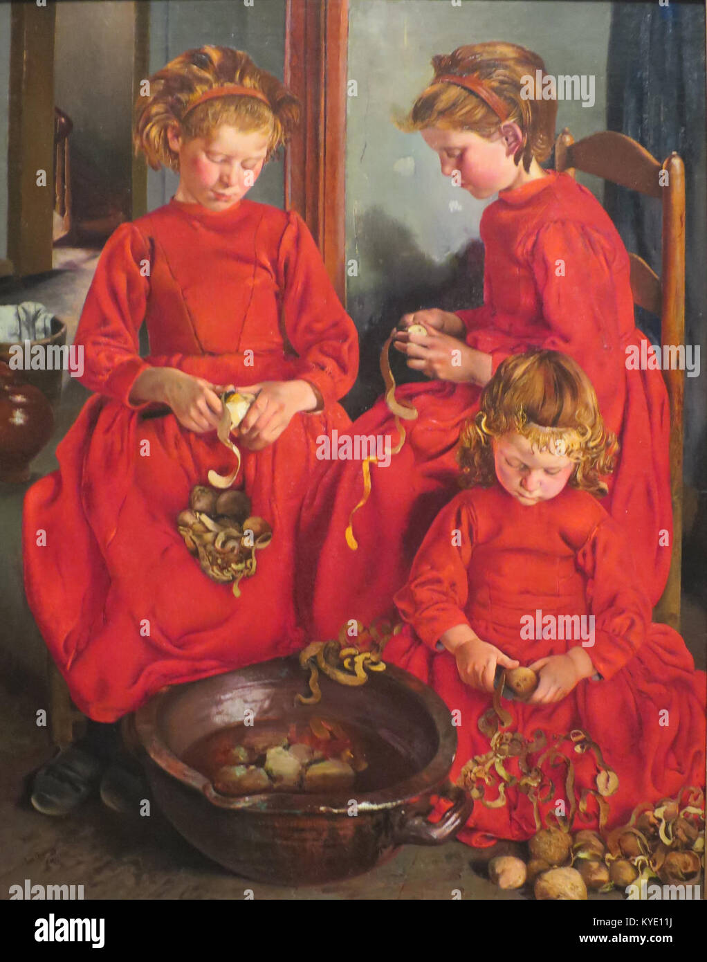 Les trois Sœurs par Léon Frédéric, 1896 Photo Stock - Alamy
