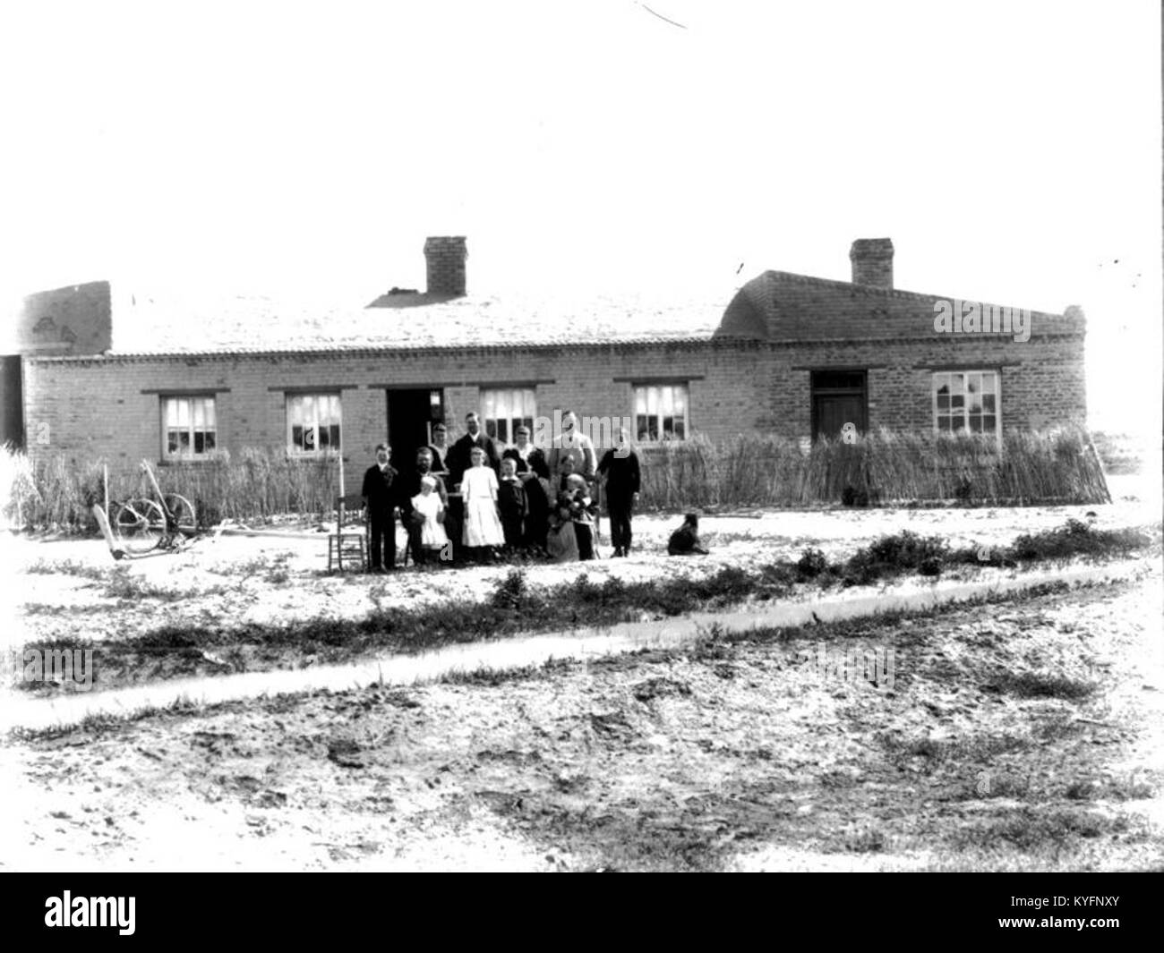 Nostalgie de la patagonie Banque d'images noir et blanc - Alamy