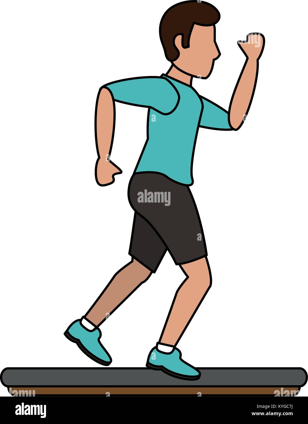 Courir caricature Banque de photographies et d’images à haute ...