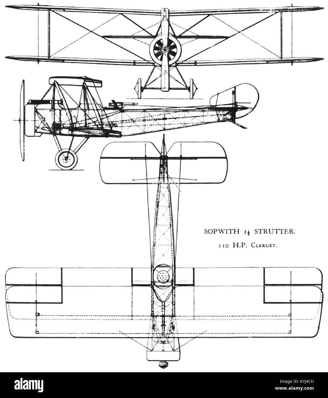 Sopwith 1 strutter Banque de photographies et d’images à haute ...