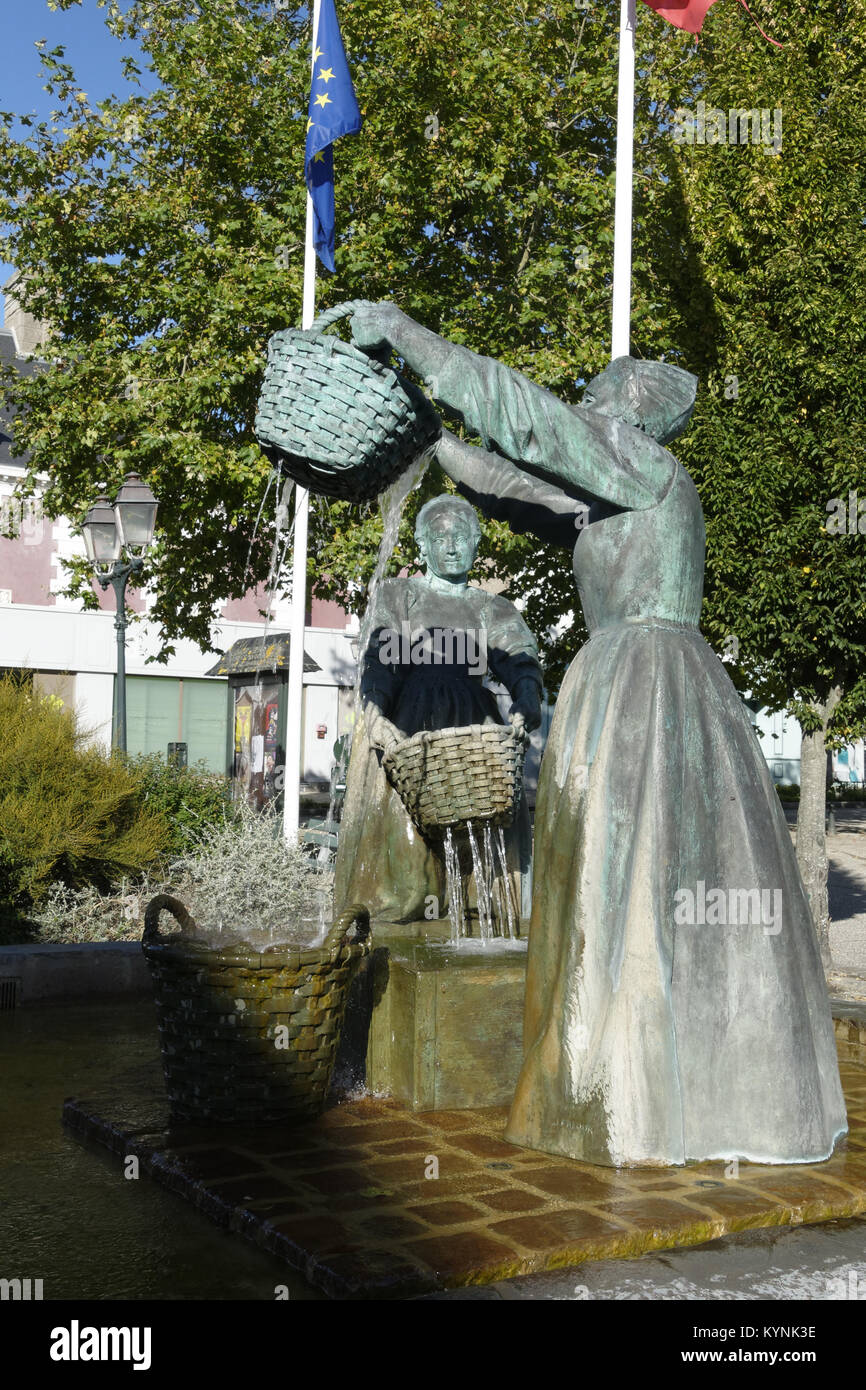 Fountain oyster washers of cancale Banque de photographies et d’images ...
