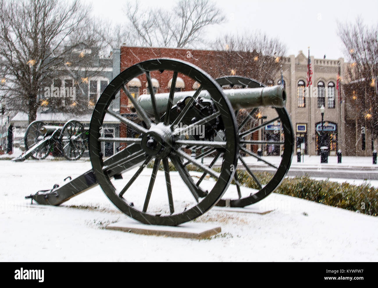Franklin tennessee square hiver Banque de photographies et d’images à ...