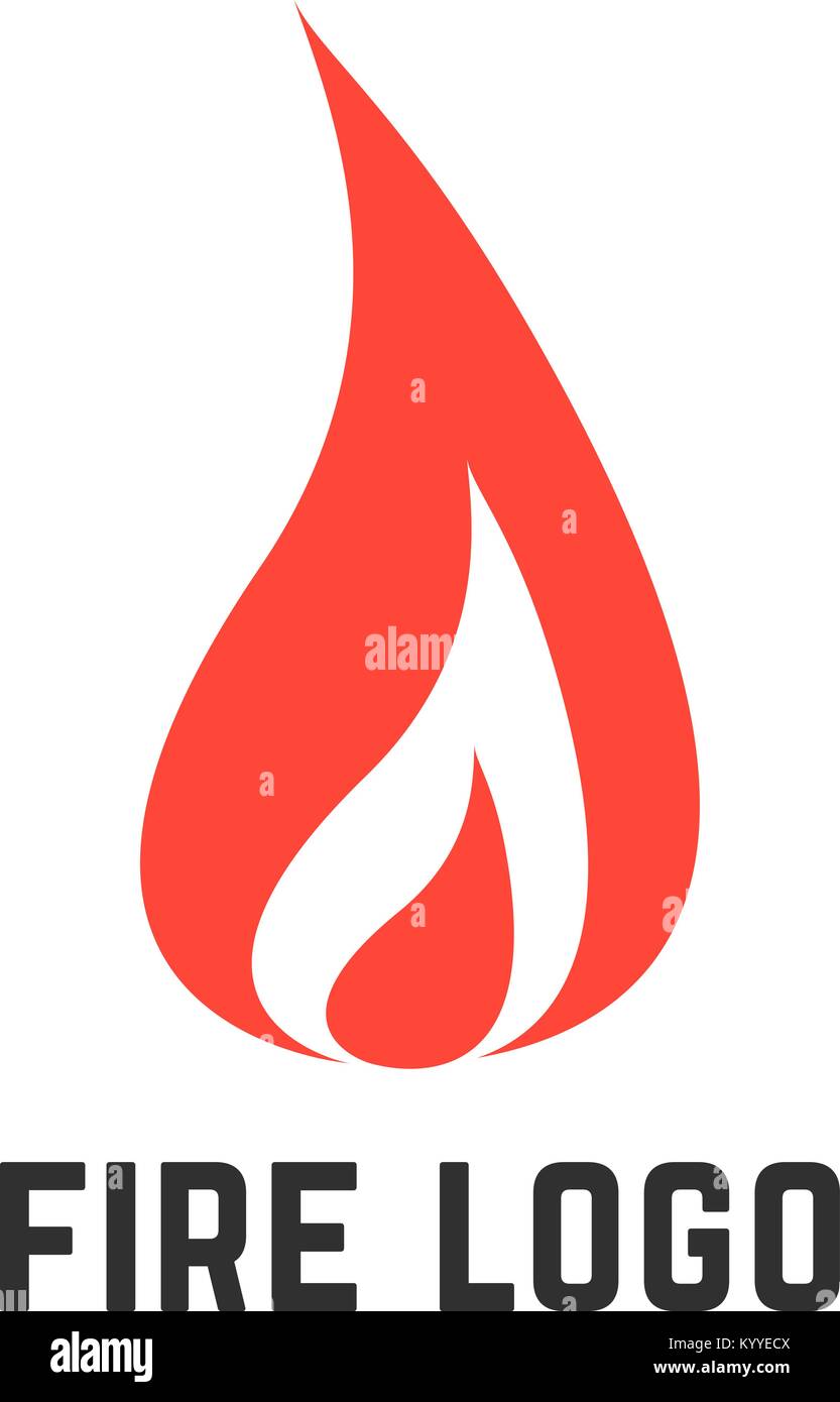 Logo feu rouge simple Image Vectorielle Stock - Alamy