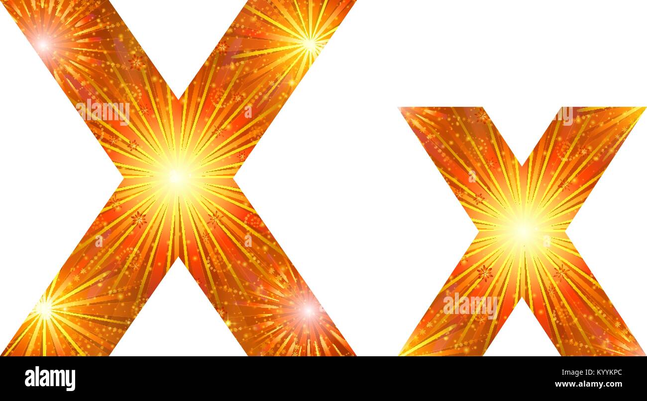 Lettre x minuscule Banque d'images vectorielles - Alamy