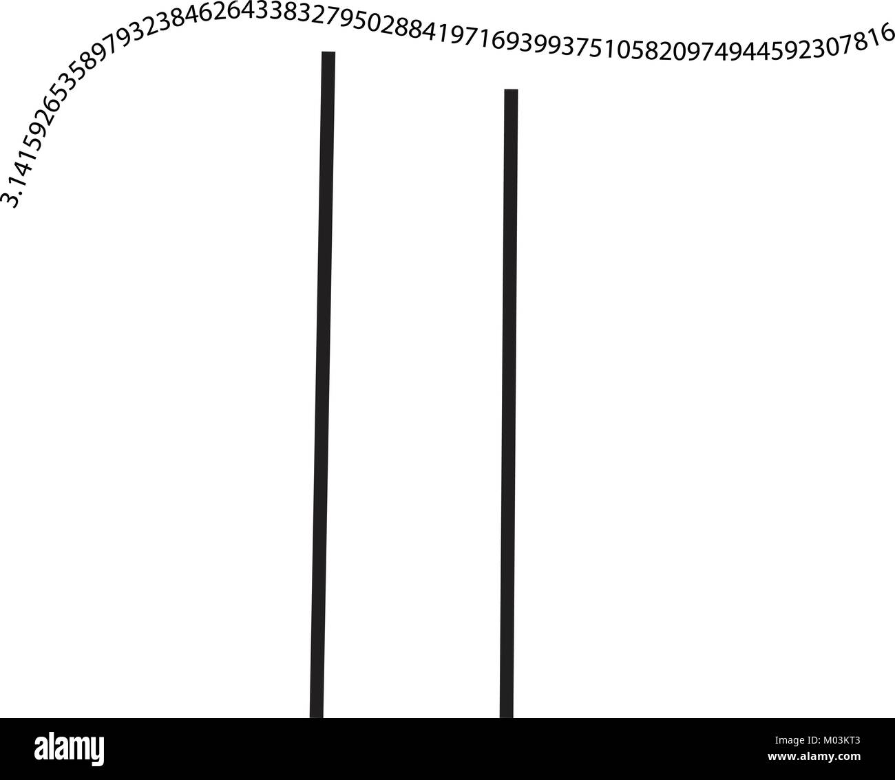 Pi Symbol Illustration Banque d'images vectorielles - Alamy