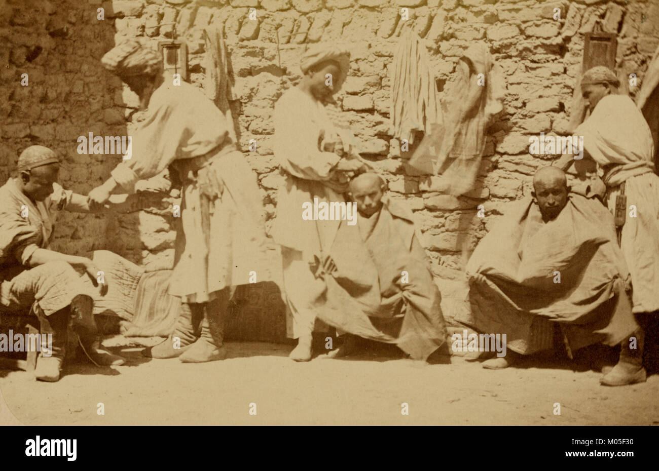 Le barbier arabe Banque de photographies et d’images à haute résolution ...