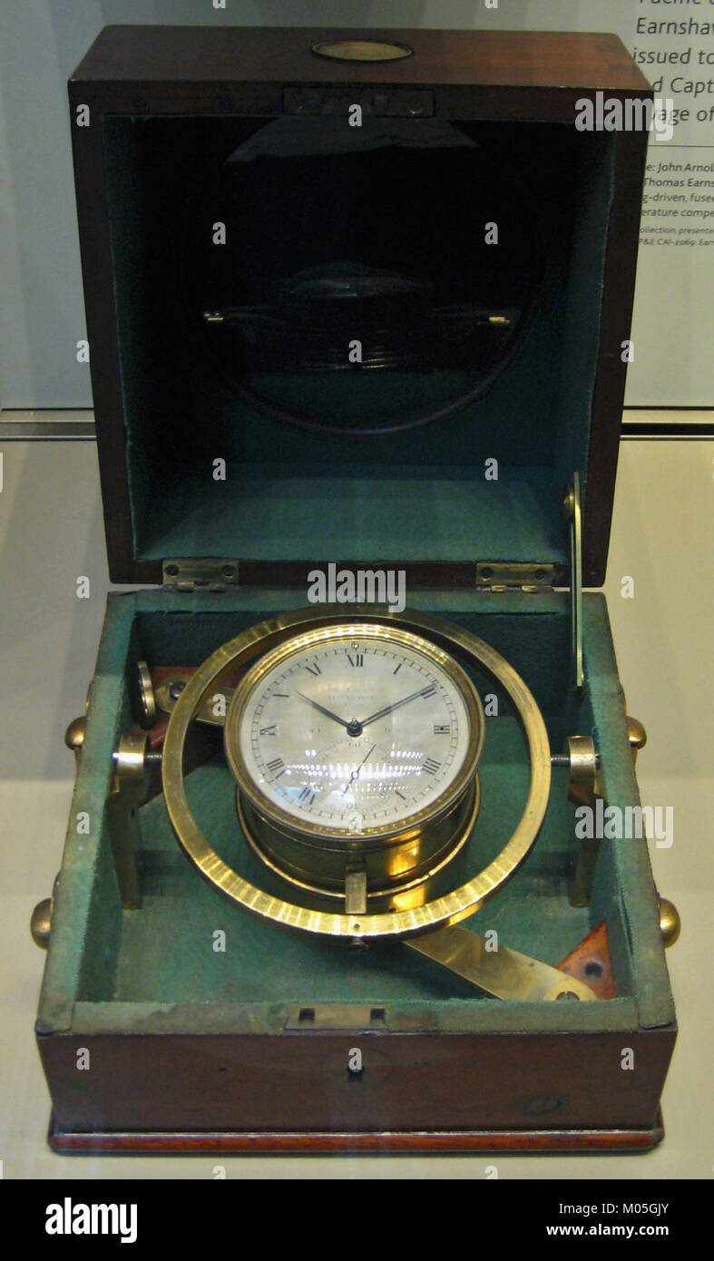 Le British Museum Marine Chronometer est un instrument de navigation ...