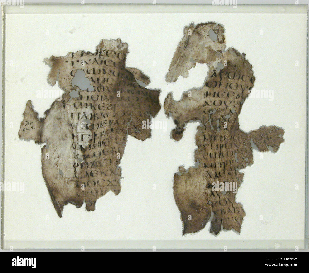 Fragment de feuille de manuscrit Banque de photographies et d’images à ...