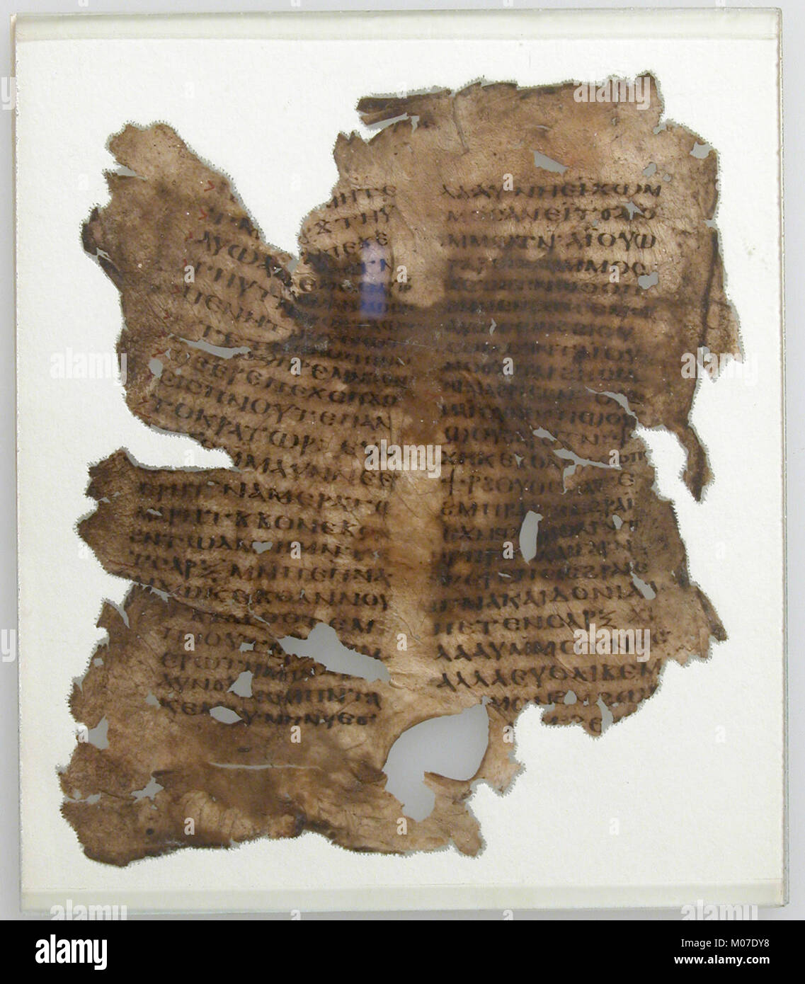 Fragment de feuille de manuscrit Banque de photographies et d’images à ...