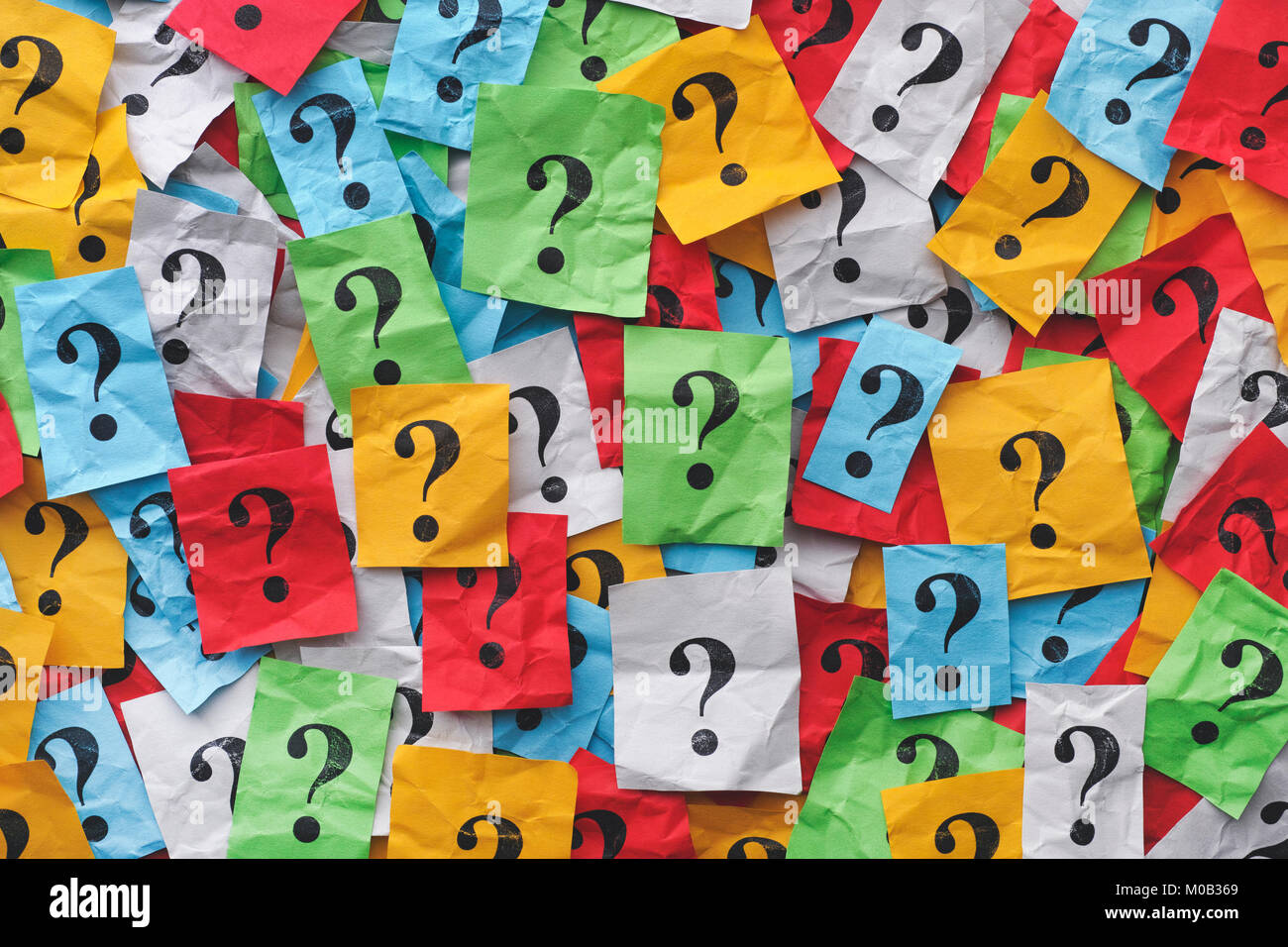 Question marks background Banque de photographies et d’images à haute ...